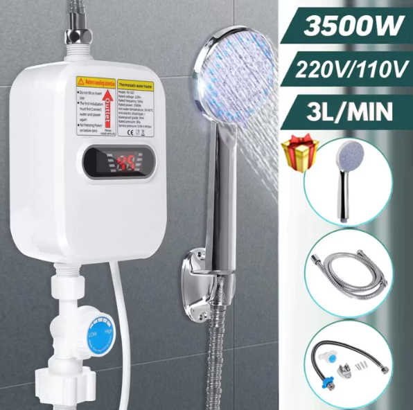 Cumpara Boiler electric instant pentru apa calda, cu afisaj digital ...