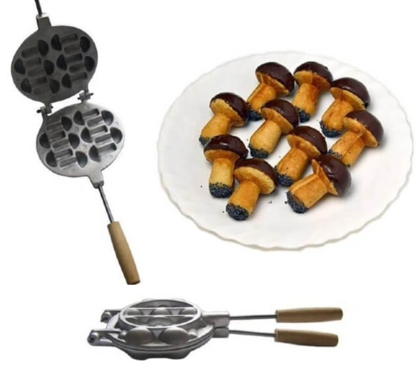 Cumpara Forma de copt din aluminiu, ciupercute la pretul de 75,00 Lei