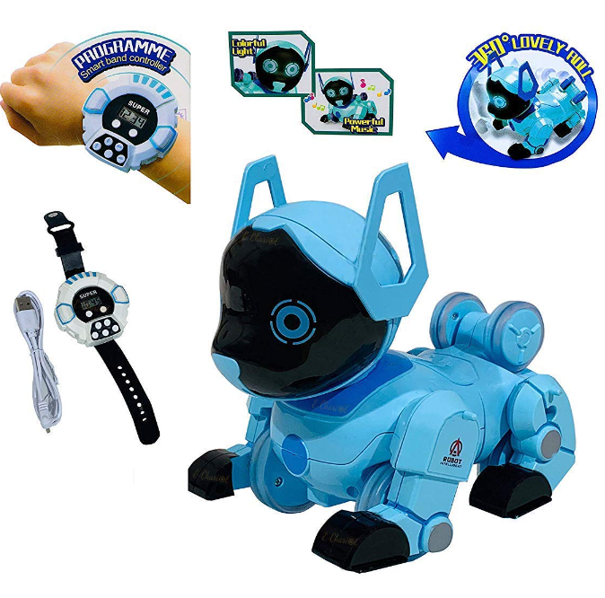 Cumpara Jucarie interactiva, Robot Catel cu telecomanda control bratara ...