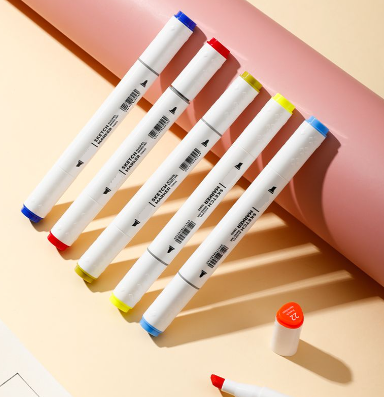 Cumpara Set 48 markere pentru colorat cu 2 capete, Art Marker, Varf ...