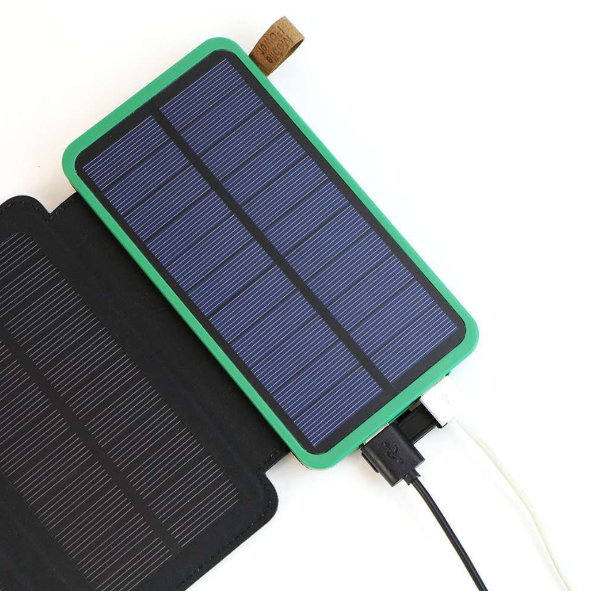 Cumpara Acumulator extern 20000 mAh cu 2 panouri solare pliabile ...