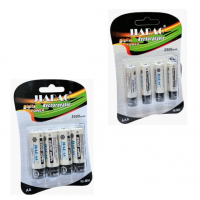 Cumpara 1 + 1 PROMO - Set 4 acumulatori reincarcabili, AAA + Set 4 ...